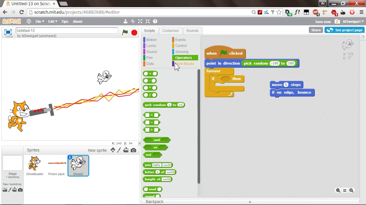 Ghostbusters - Invent with Scratch 2.0 Screencast on Vimeo