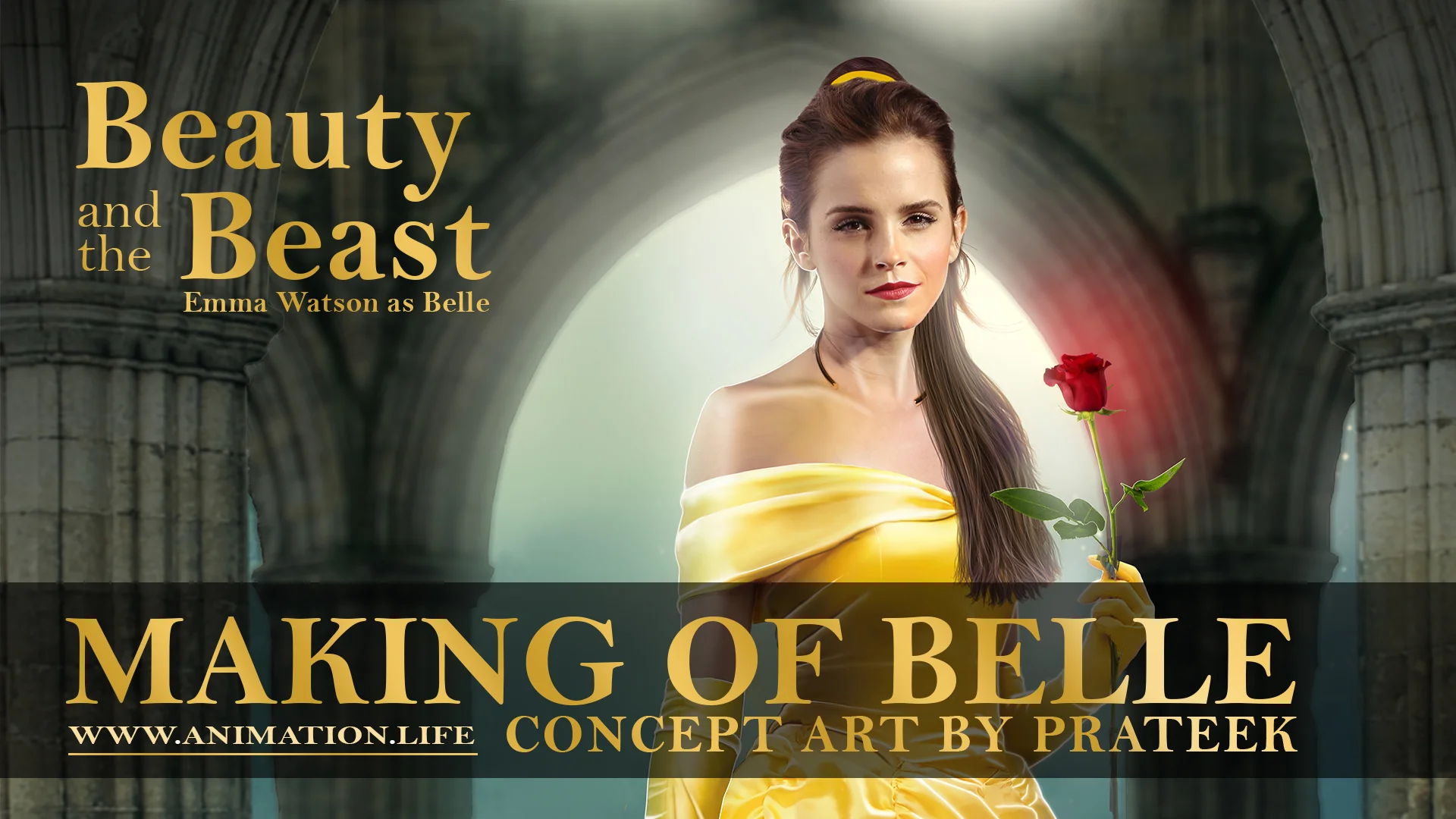Making of Belle Poster (2017 Beauty and the Beast concept art) on Vimeo