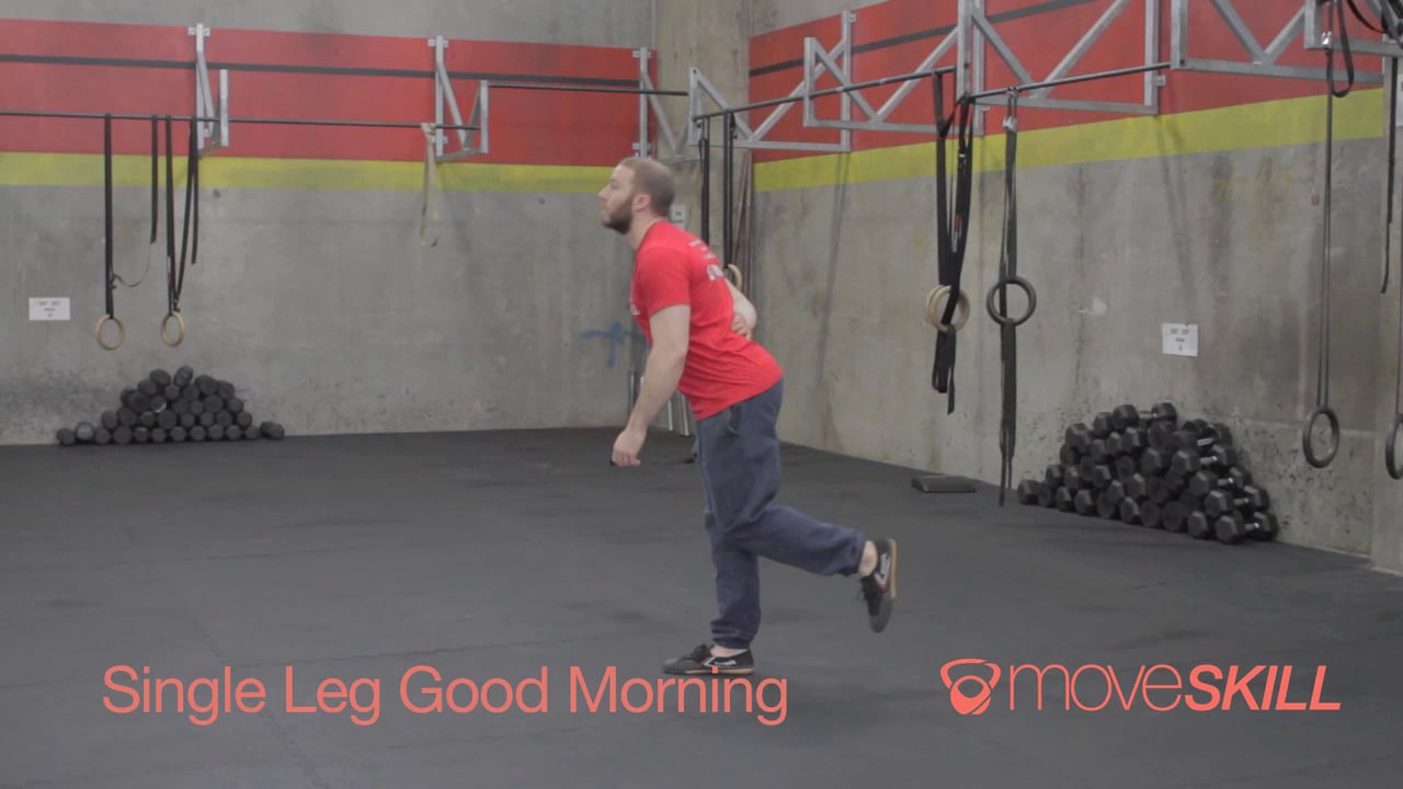 D Single Leg Good Morning on Vimeo
