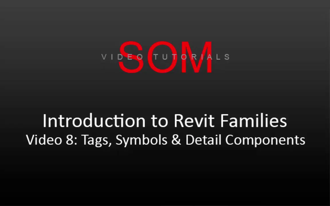 Revit - Introduction to Revit Families: Tags, Symbols and Detail ...