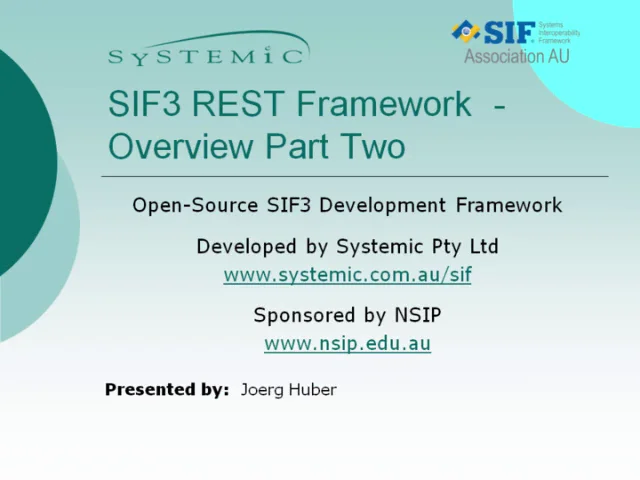 1b SIF REST Overview Framework 2 on Vimeo