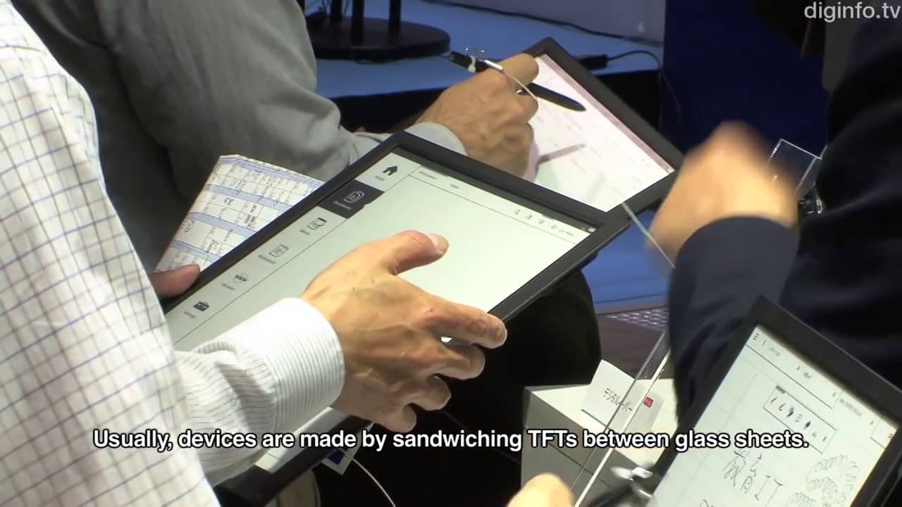 Sony A4-sized digital paper notepad is light, durable and responsive # ...