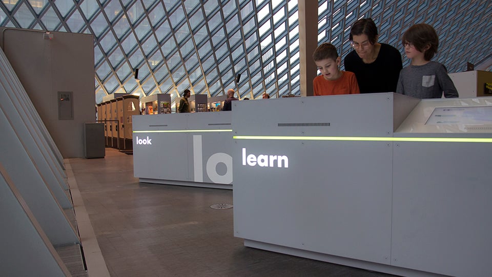 The Seattle Central Library Visitor Center Exhibit