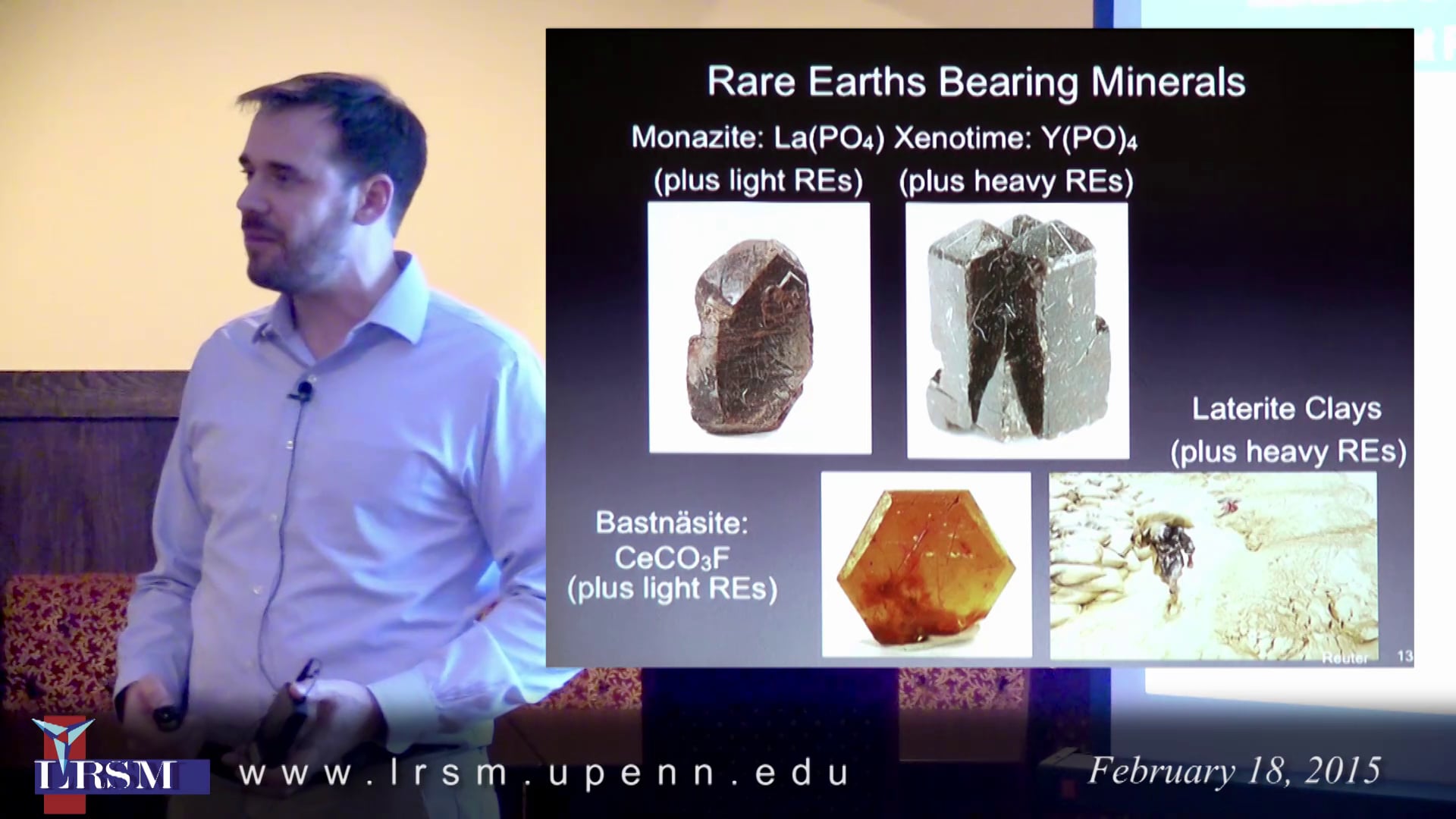 LRSM Science Café: Eric Schelter “Rare Earth Metals: I-phones to Alien ...