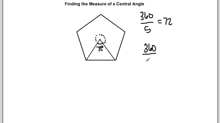 Central Angle Of A Regular Polygon