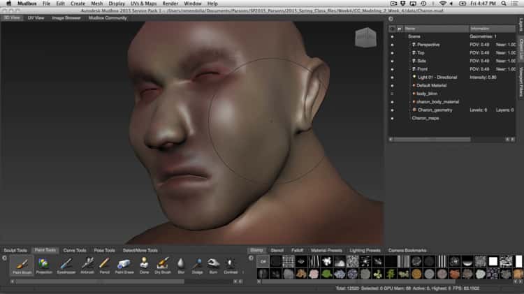 Mudbox Interface