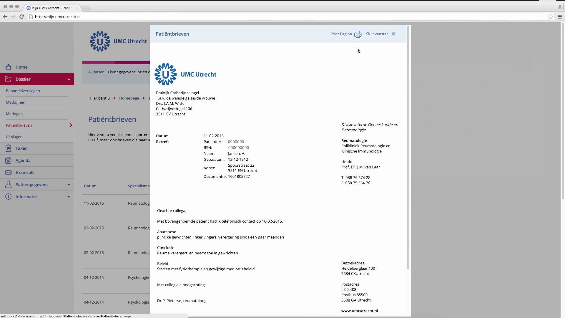 Uw dossier in het patiëntenportaal Mijn UMC Utrecht on Vimeo