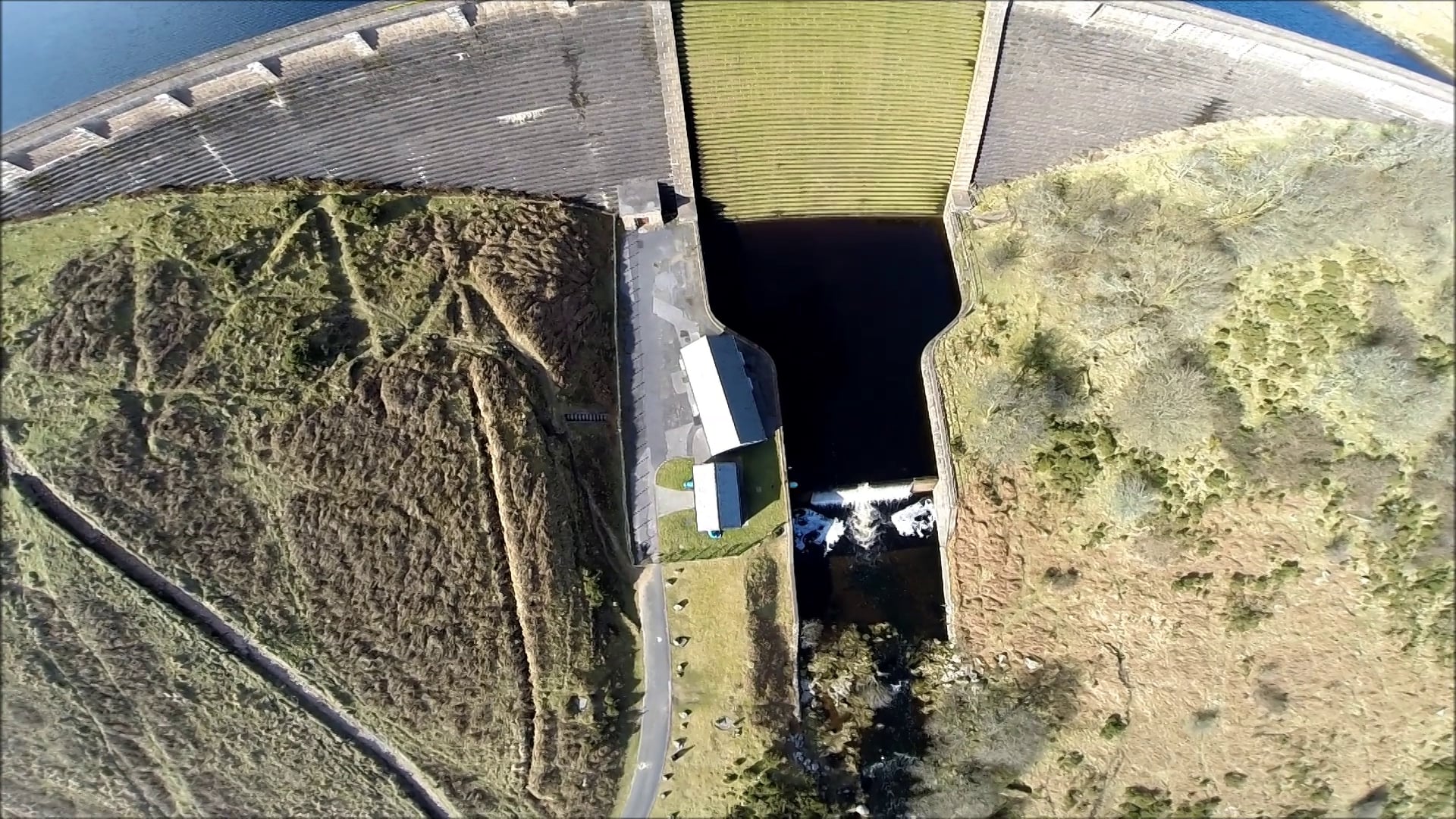 Avon Dam on the River Avon on Dartmoor in Devon. A cold February ...