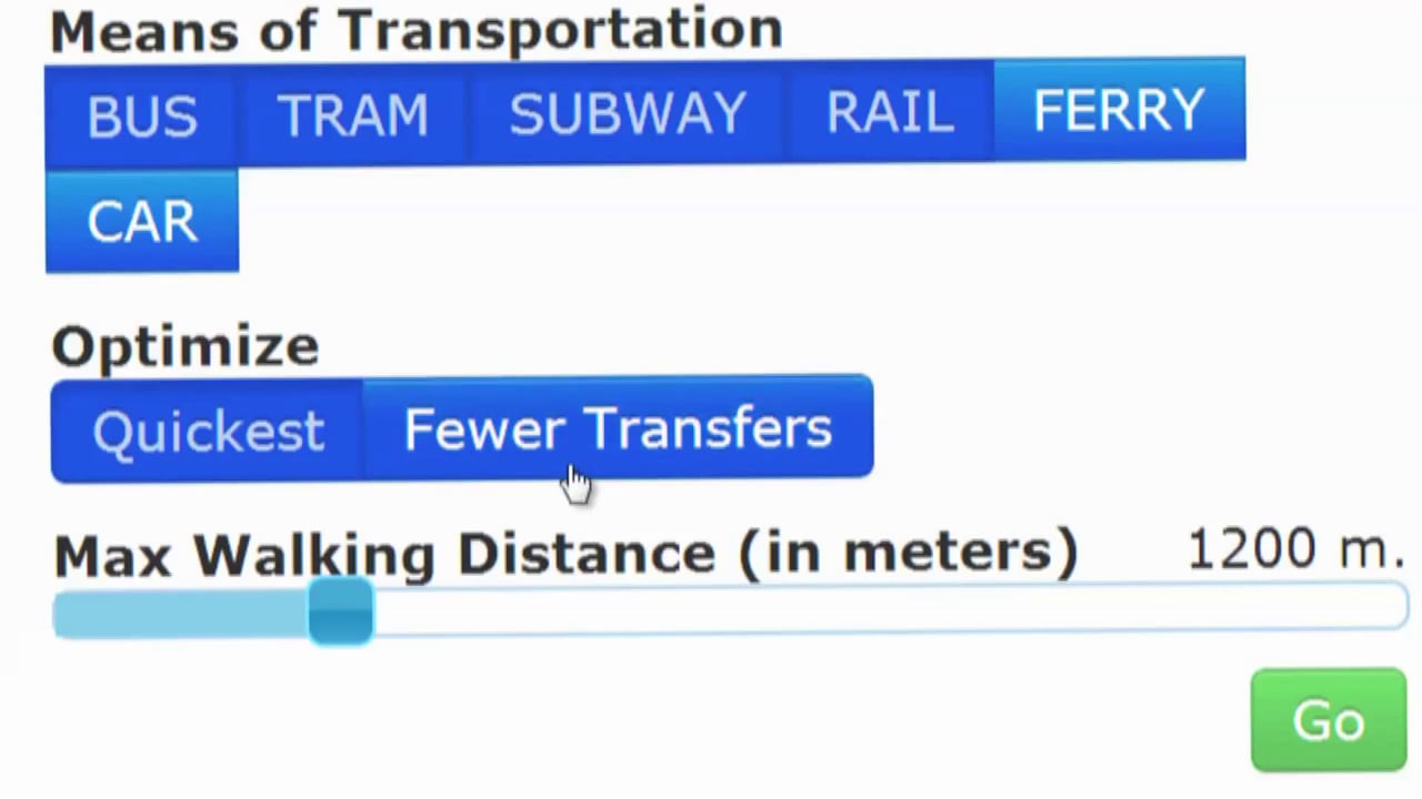 Optitrans Journey Planner - London Edition 2012 on Vimeo