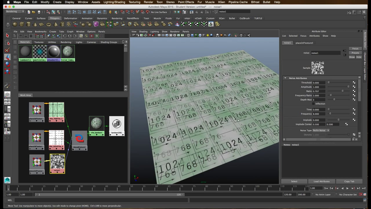 Maya: Texture Tiles and Blending Part 1 on Vimeo