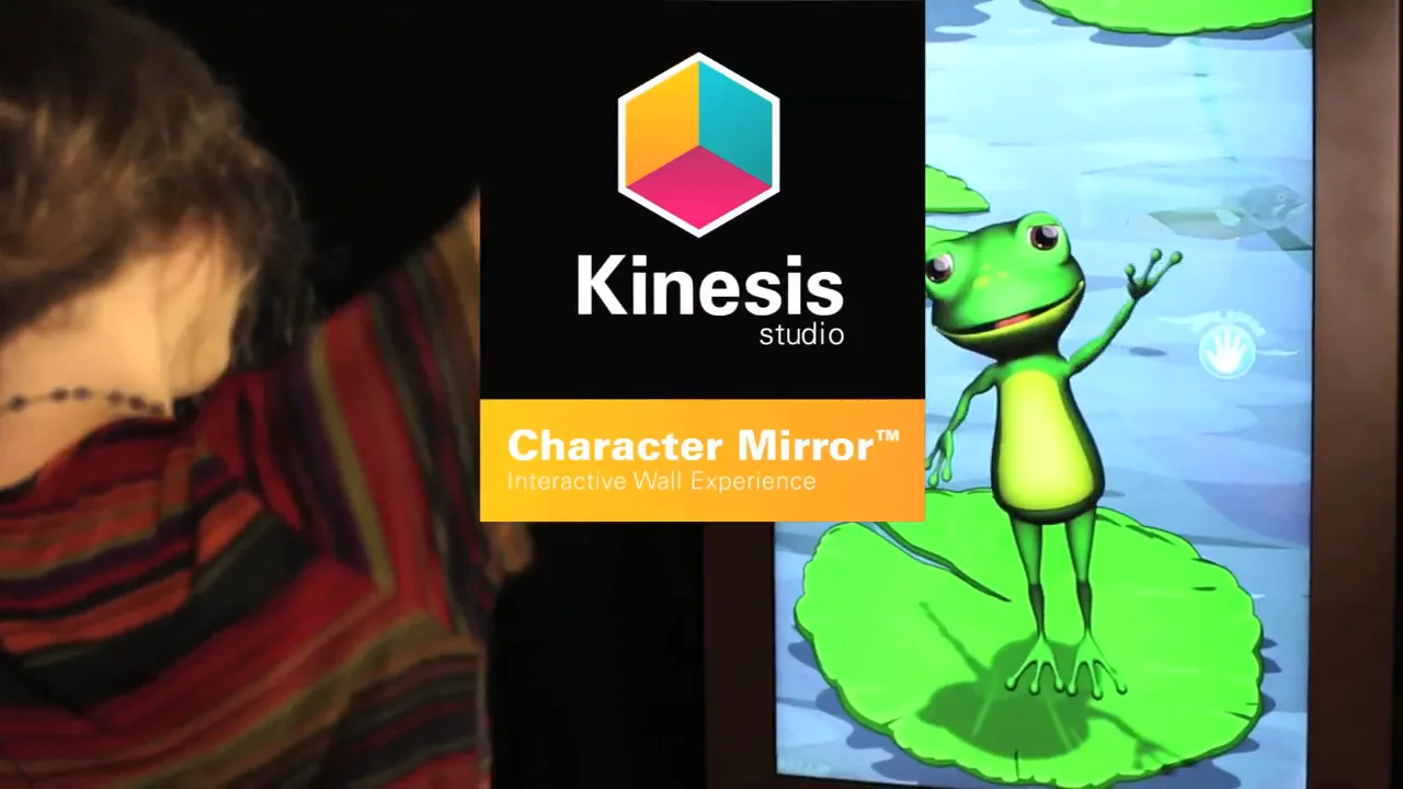 Kinesis Studio Character Mirror Interactive Motion Technology Wall on Vimeo