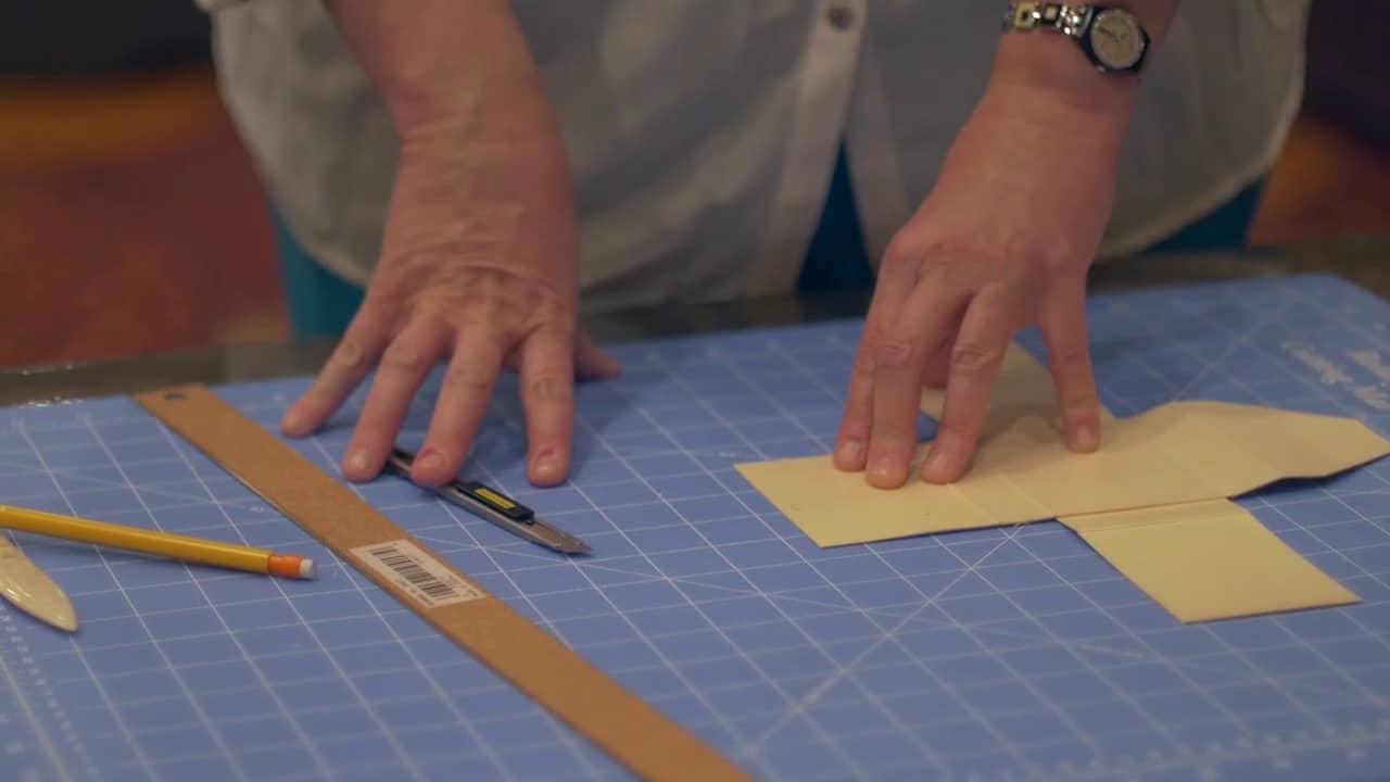 Making a Four Flap Enclosure for Library and Archival Materials on Vimeo