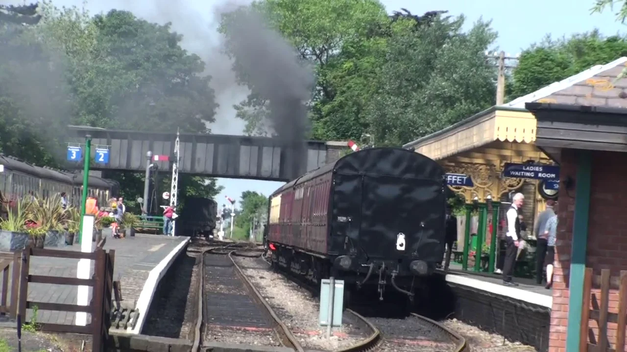 STEAM TRAIN IN CROMER NORFOLK seaside town. on Vimeo