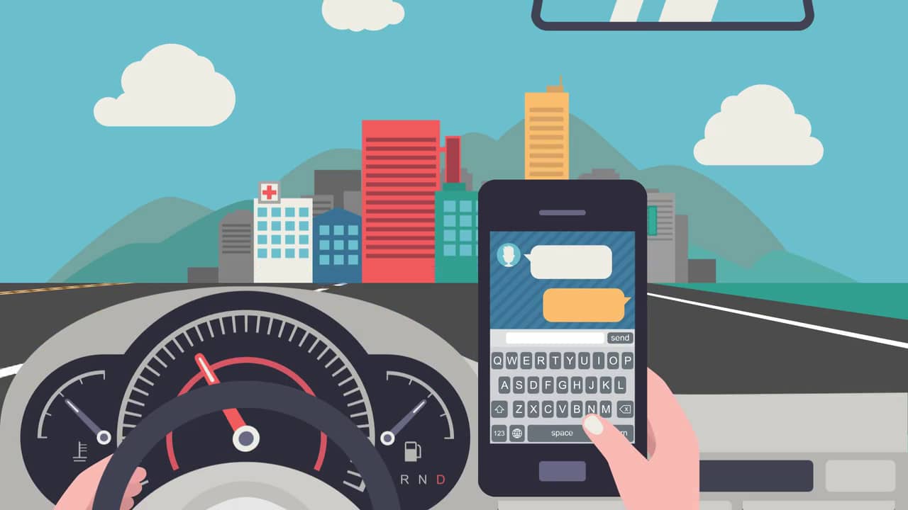 Infographic : Don't use your phone while driving on Vimeo
