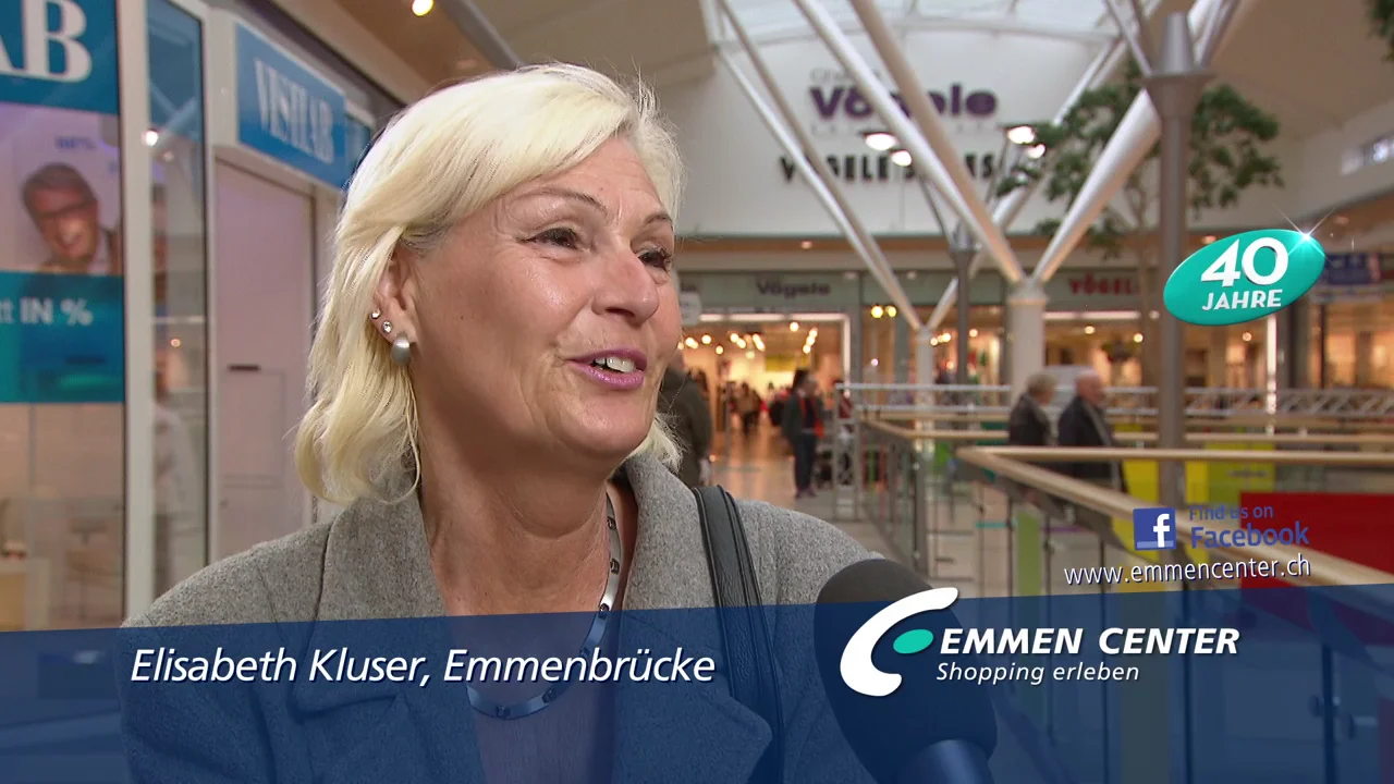 EmmenCenter 40 Jahre Kluser Elisabeth on Vimeo
