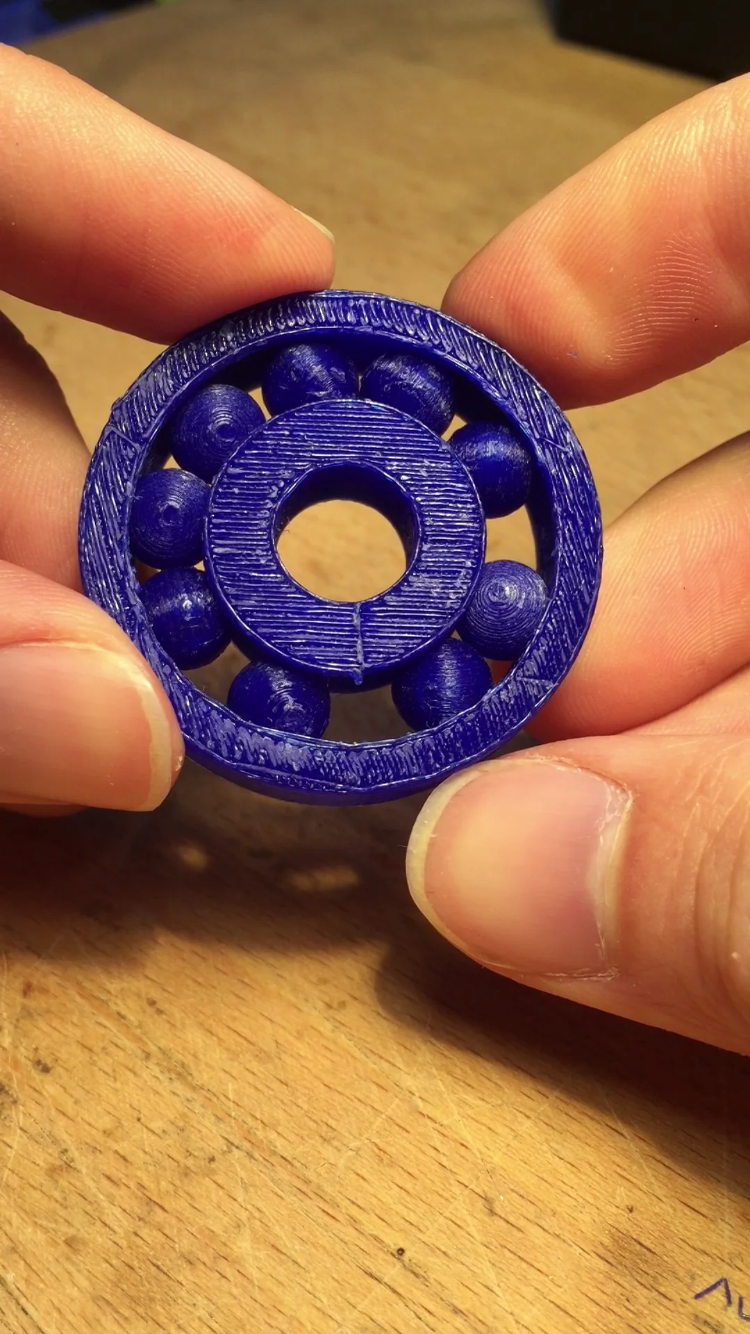 3D printed ball bearing. on Vimeo