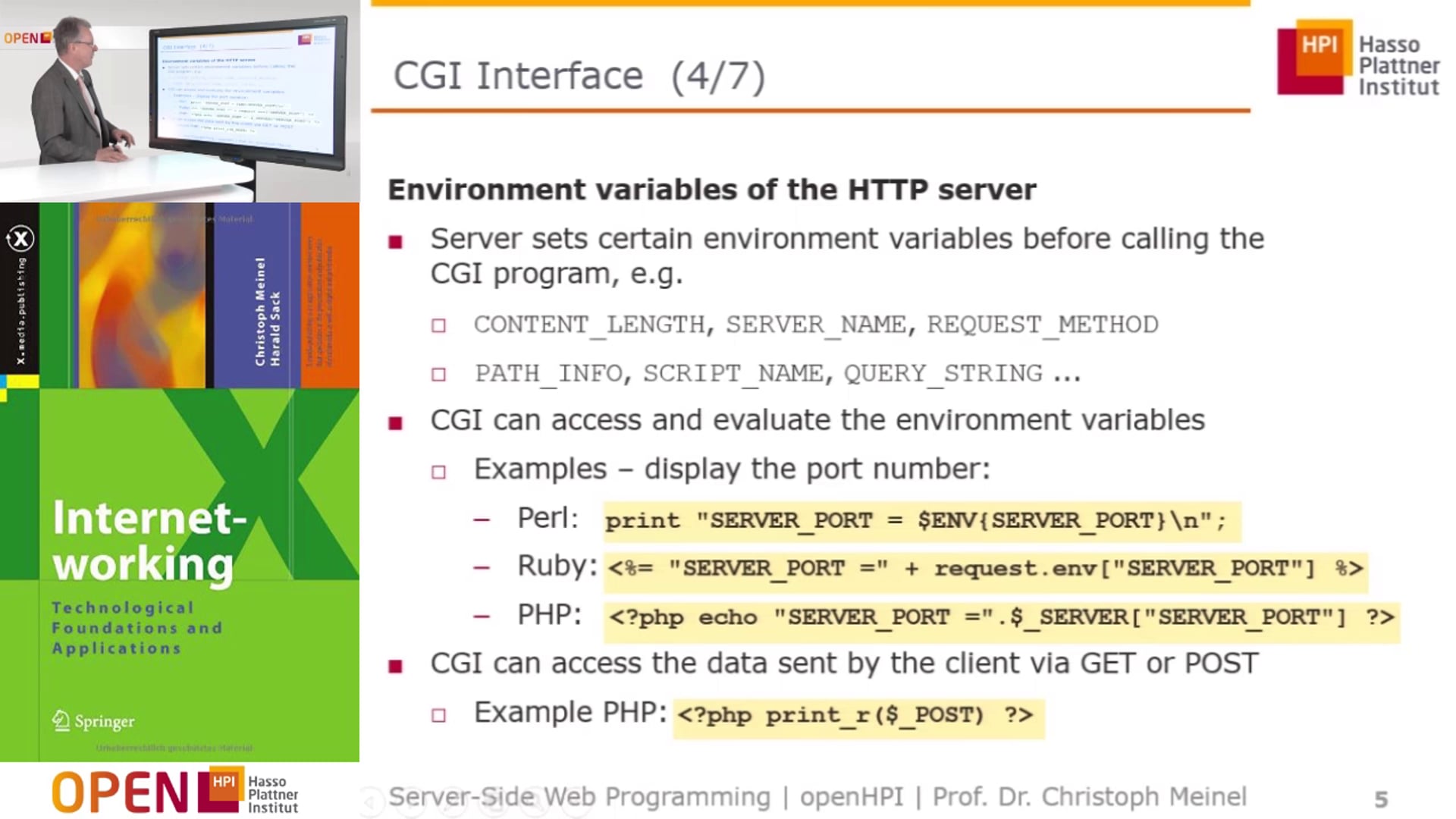 5.01 Server-Side Web Programming | Web Technologies | openHPI