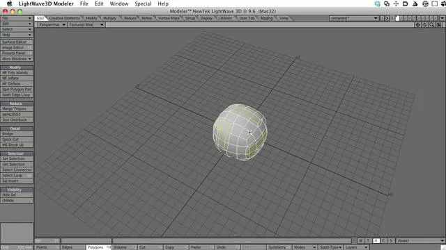 Inflate and deflate in LightWave Modeler on Vimeo