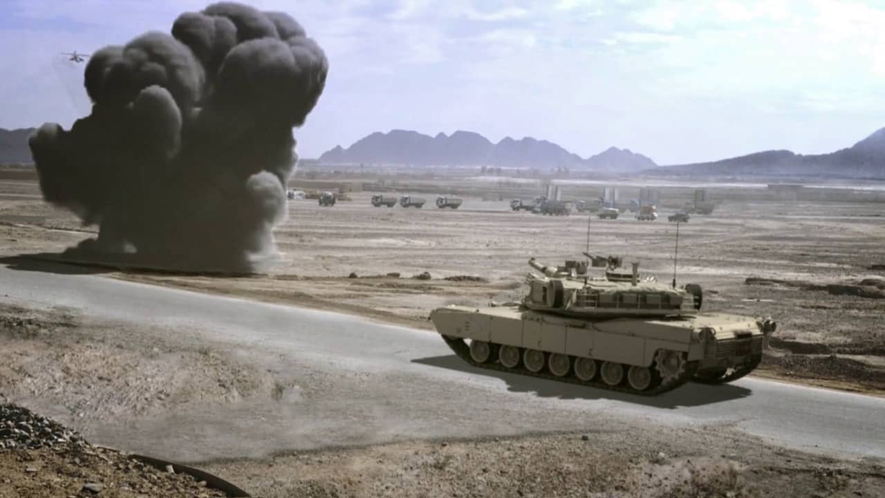 Abrams Tank - missile hit on Vimeo