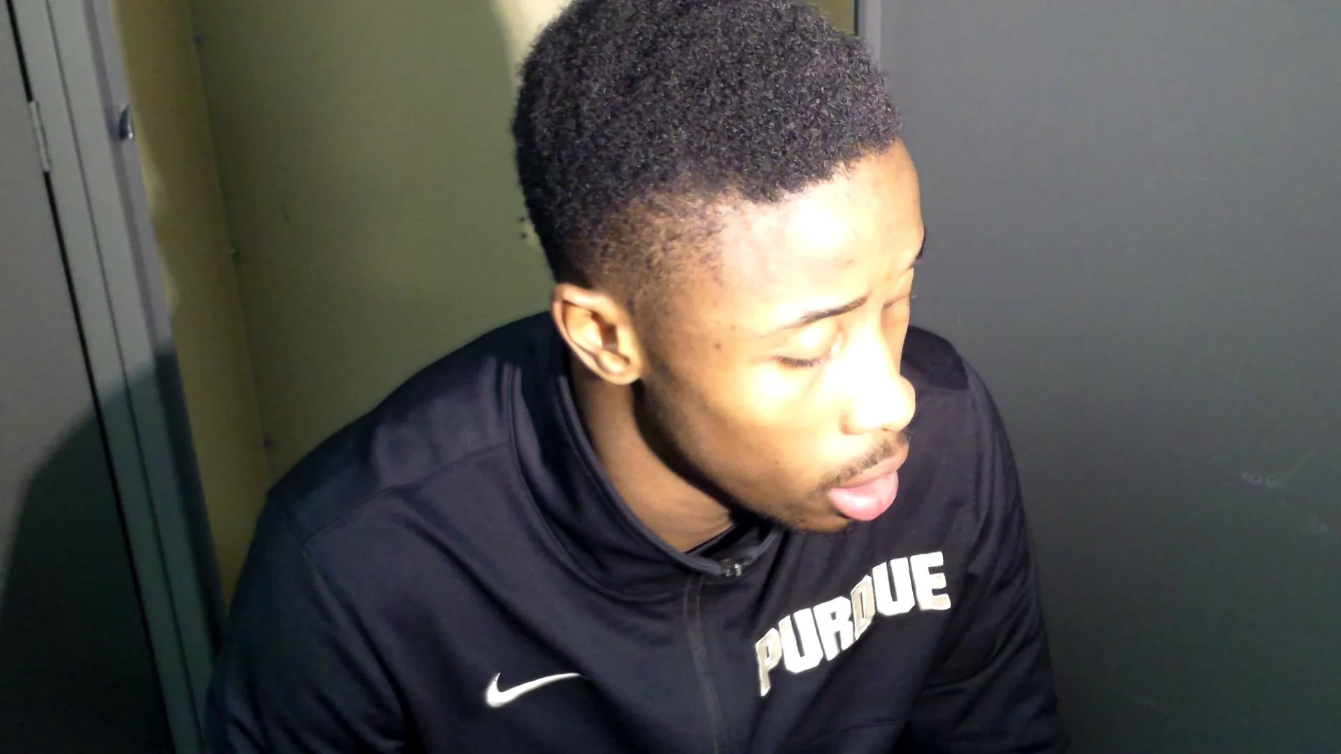 Video: Purdue-Wisconsin post-game interviews -- Jon Octeus on Vimeo