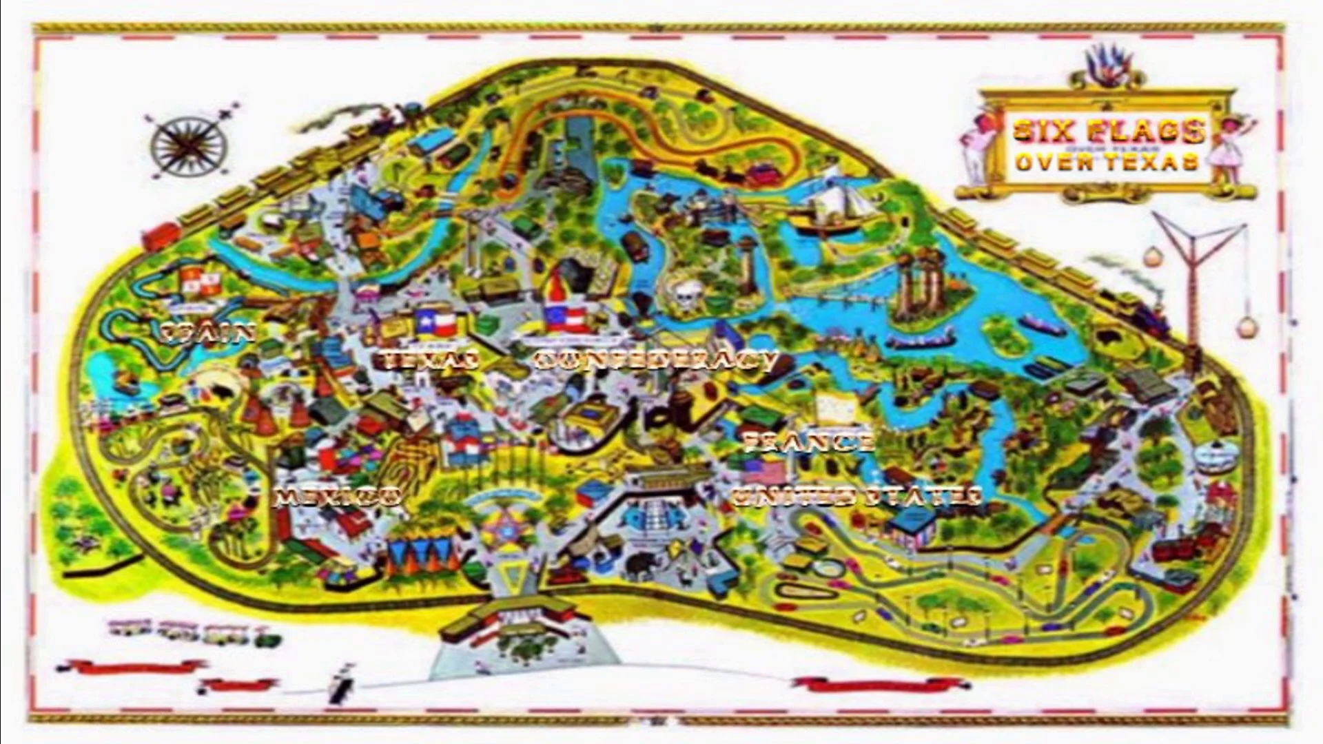 SIX FLAGS OVER TEXAS ~ 1961 on Vimeo