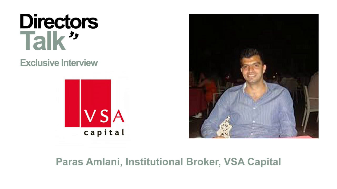 Paras Amlani - Institutional Broker - VSA Capital on Vimeo