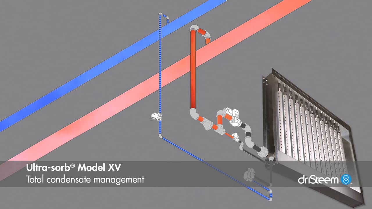 DriSteem Ultra-sorb Model XV total condensate management on Vimeo