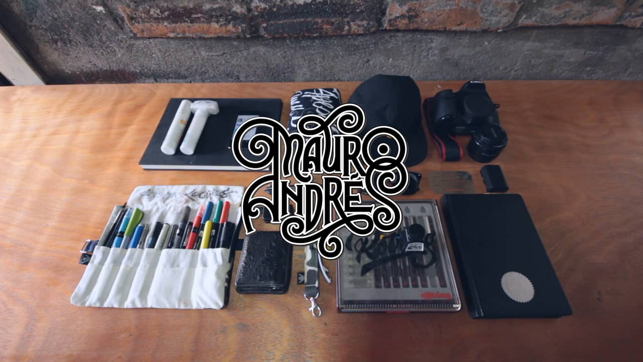 Mauro Andrés - Hand Lettering on Vimeo