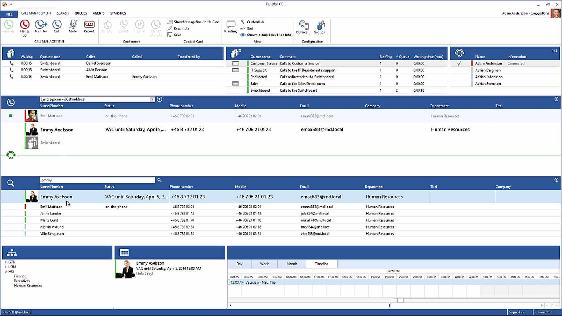 Tendfor Quick Demo on Vimeo