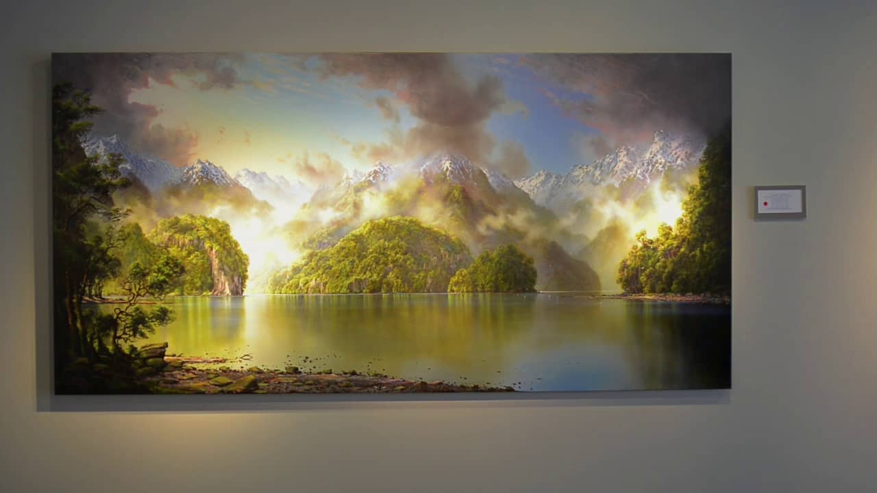 Wilson Gallery - Tim Wilson painting showing effect of changing light ...