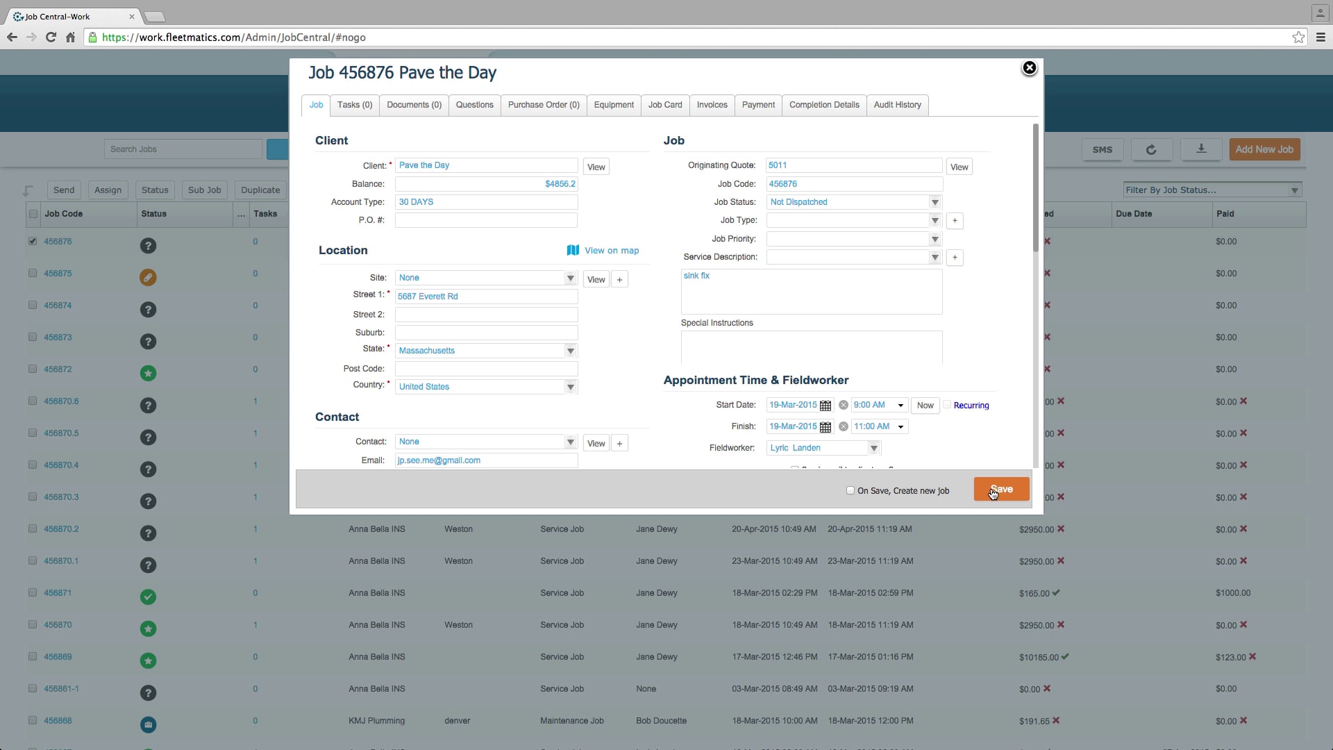 FLEETMATICS WORK DEMO on Vimeo