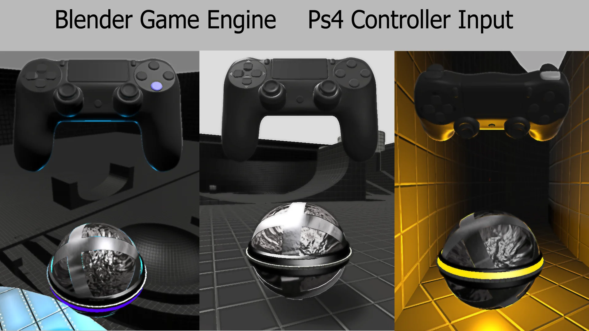 Blender Game Engine -Playstation 4 Controller input on Vimeo