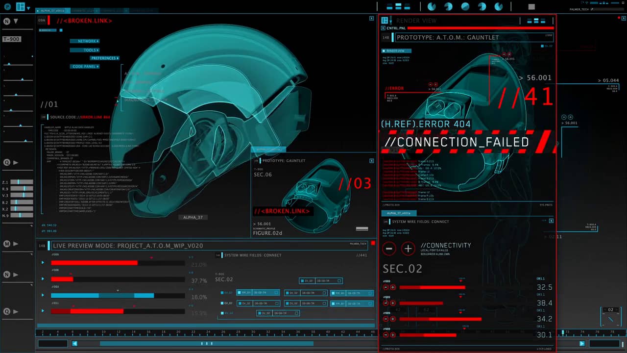 Arrow S3 Ep15: Playback Screen Graphics - Atom Exosuit on Vimeo