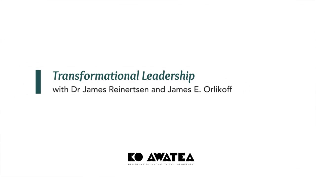 Transformational Leadership with Dr. James Reinertsen and James E ...