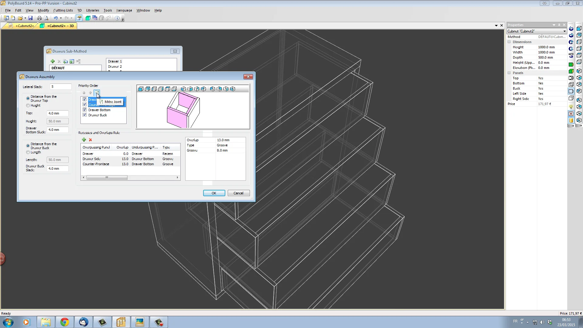 Polyboard Manufacturing Methods - How to set up a drawer using ...