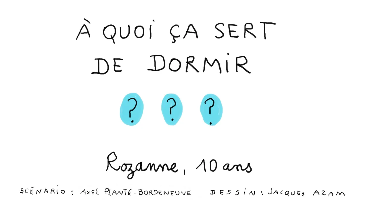 À quoi ça sert de dormir