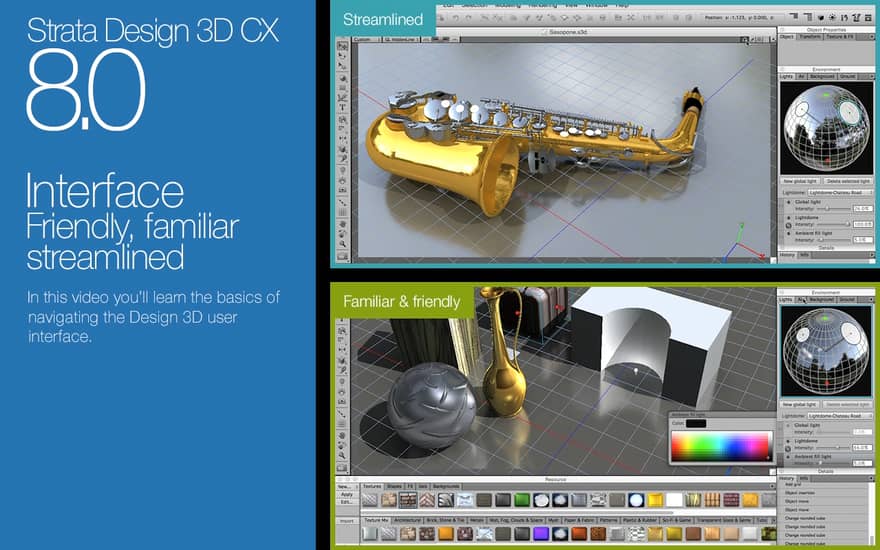 Strata Design 3D CX 8: Fundamentals: Interface on Vimeo