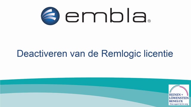 Deactiveren van een Remlogic licentie in Embla Instructie Video`s on Vimeo