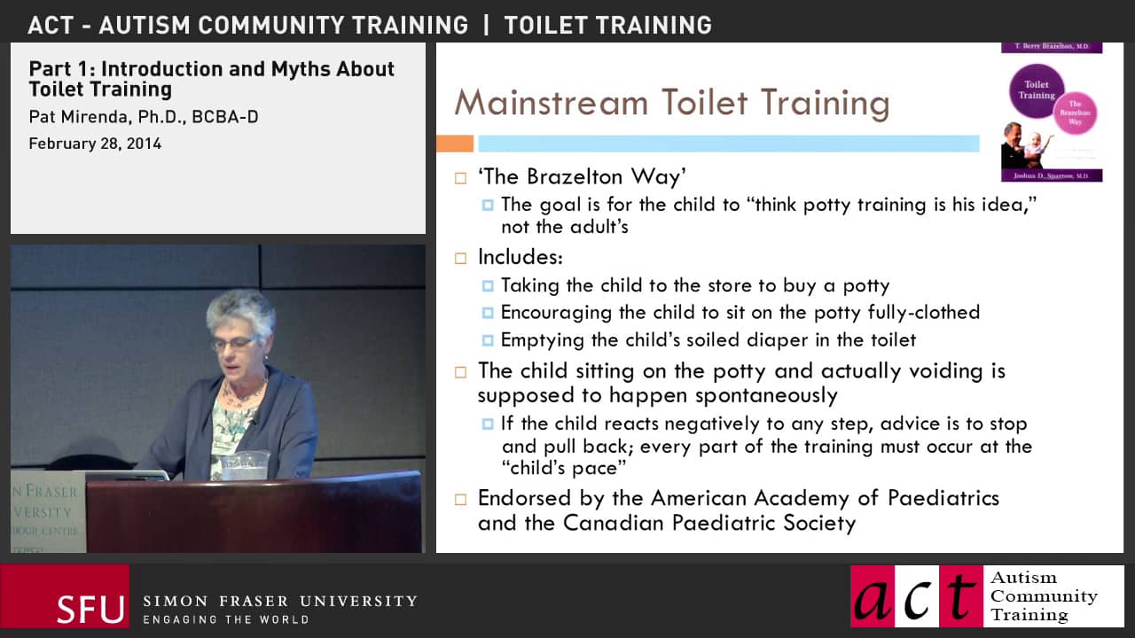 Toilet Training Part 1: Introduction and Myths About Toilet Training on ...