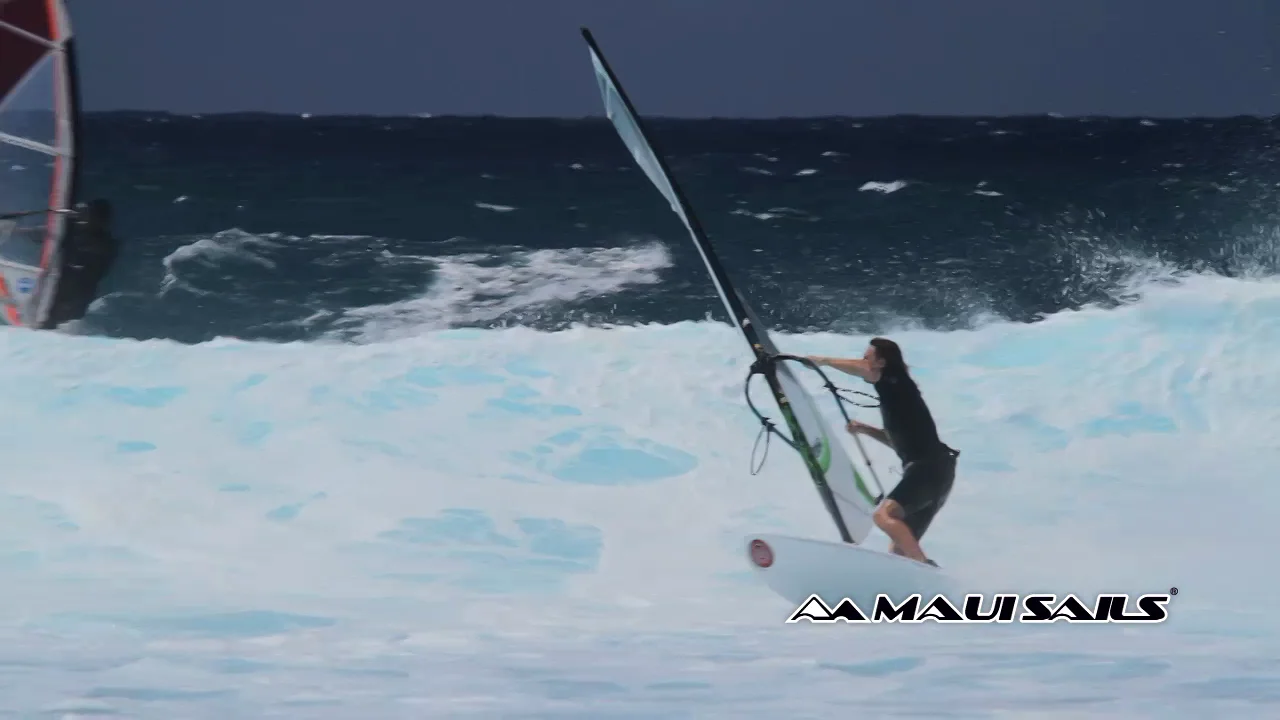 129 Art Szupnar and his goiter attemt on 2015 Ghosct CS technora wave sail