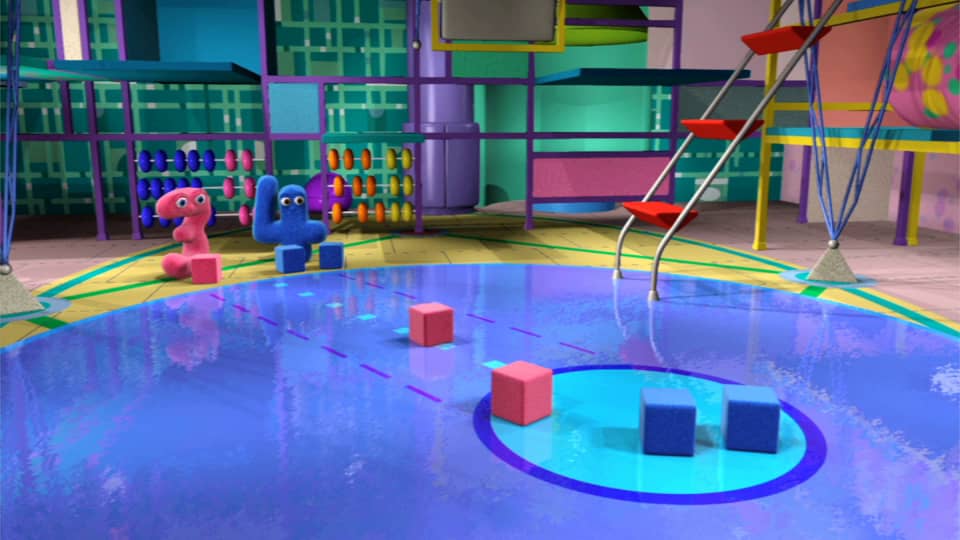 Numberjacks - Curling with 3 & 4 on Vimeo