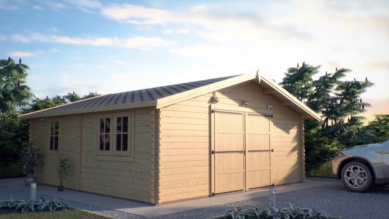 Wooden garages from Quick Garden LTD (UK) on Vimeo