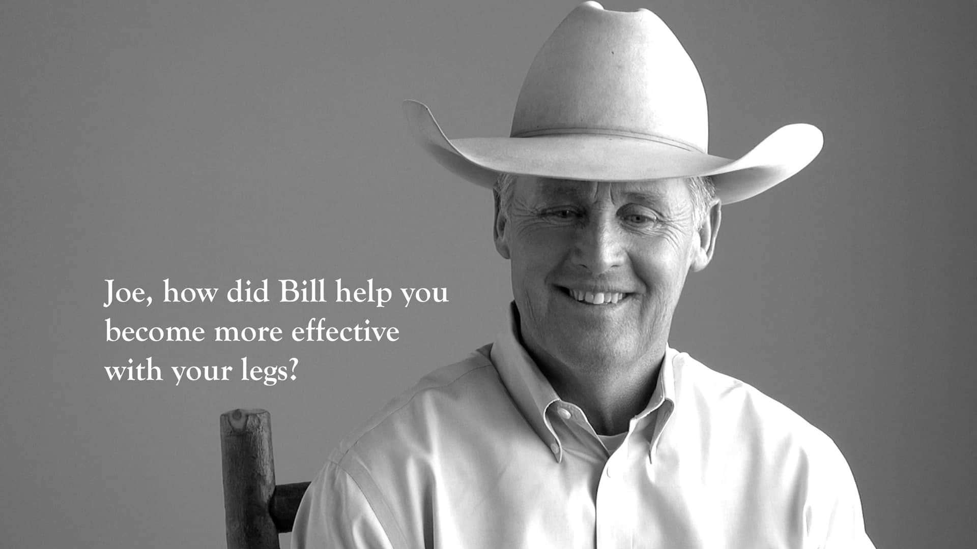 Joe Wolter - A Lesson from Bill Dorrance on Vimeo