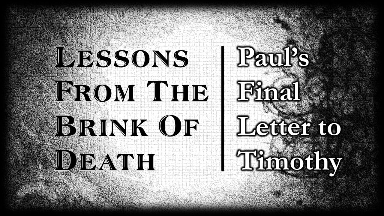 Lessons From The Brink Of Death (Kris Emerson) | Dowlen Road Church of ...