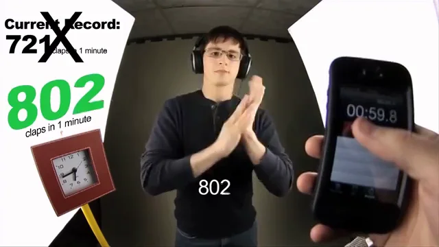 Alon Solomon: WORLD'S FASTEST CLAPPER (802 claps in 1 minute) on Vimeo