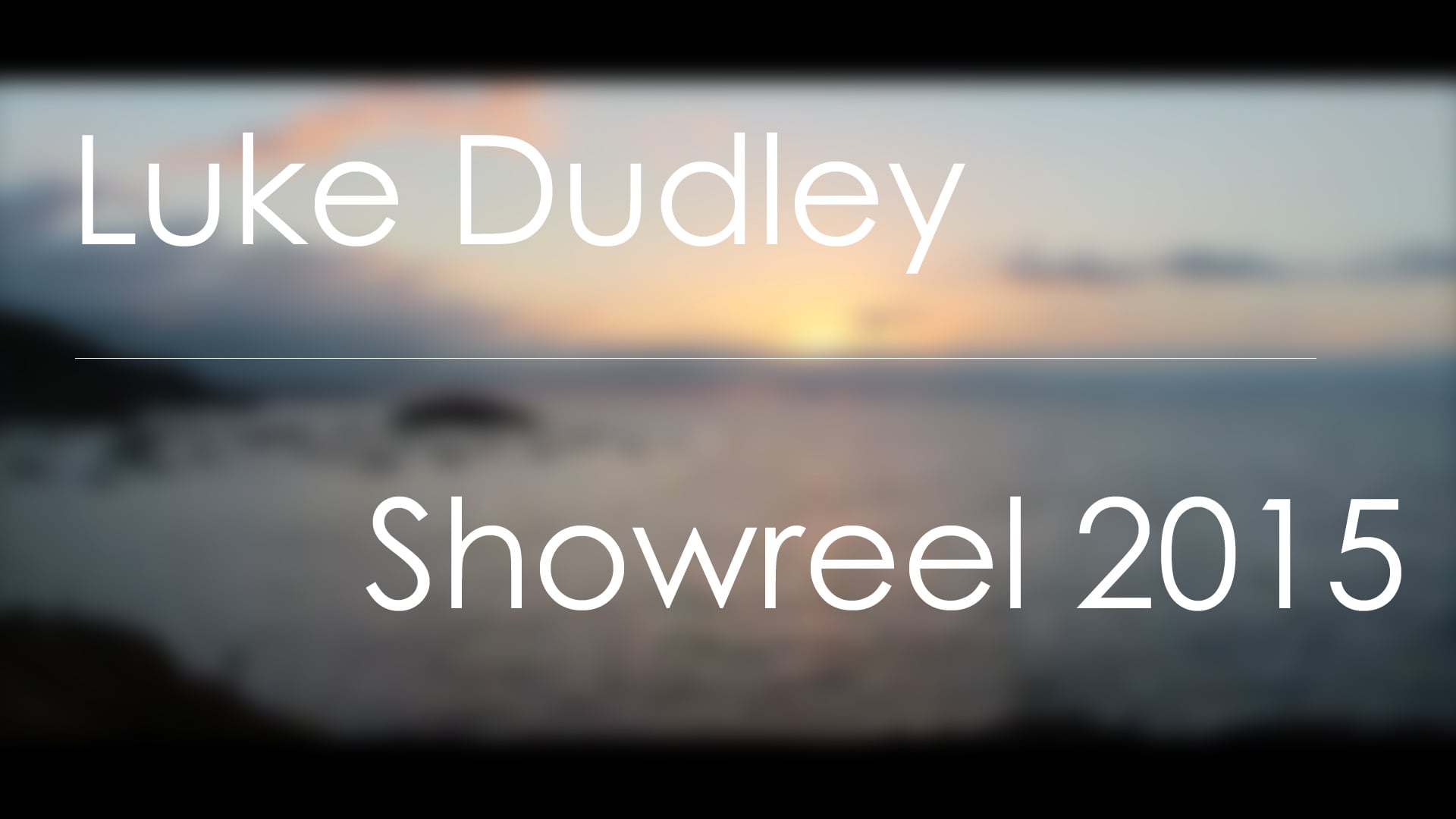 Luke Dudley - Showreel 2015 on Vimeo