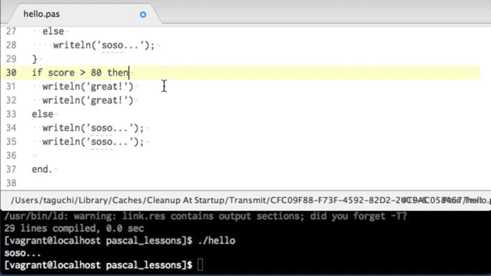 #07 ifで条件分岐してみよう | Pascal入門 - プログラミングならドットインストール