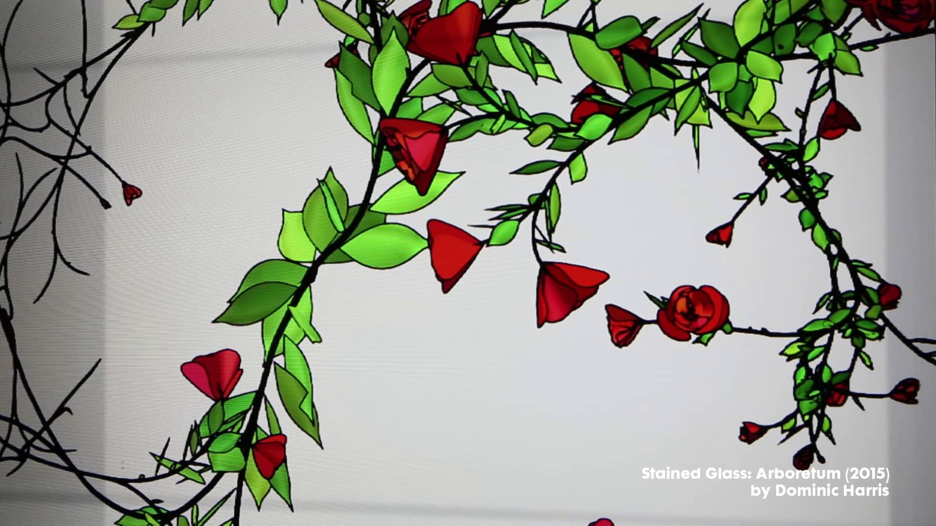 Stained Glass "Arboretum" by Dominic Harris on Vimeo