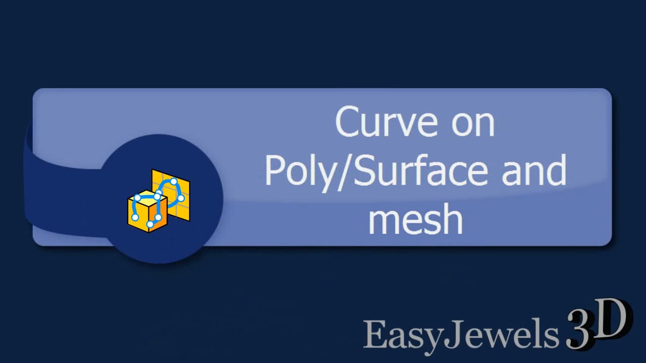 EasyJewels3D : Curve on Polysurface- Curve on Mesh on Vimeo