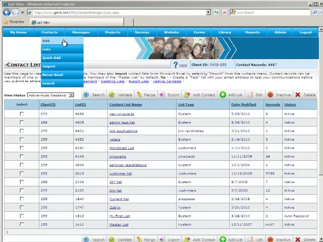 Adding Contacts on Vimeo